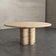 The Kachi Table with a unique wavy solid base