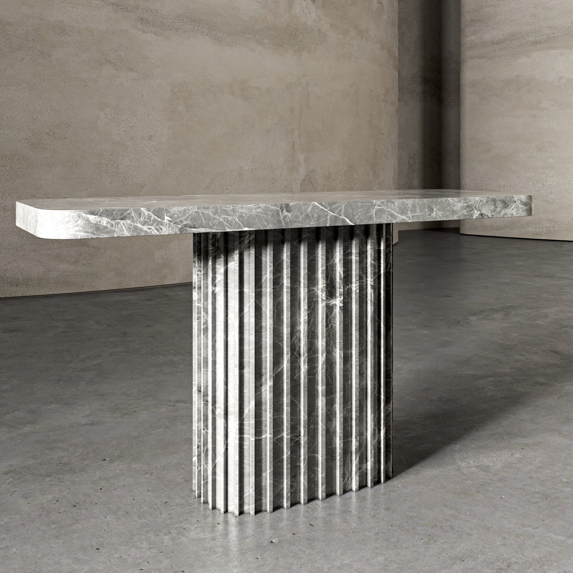 The Wamor Console Table is a stunning piece of furniture