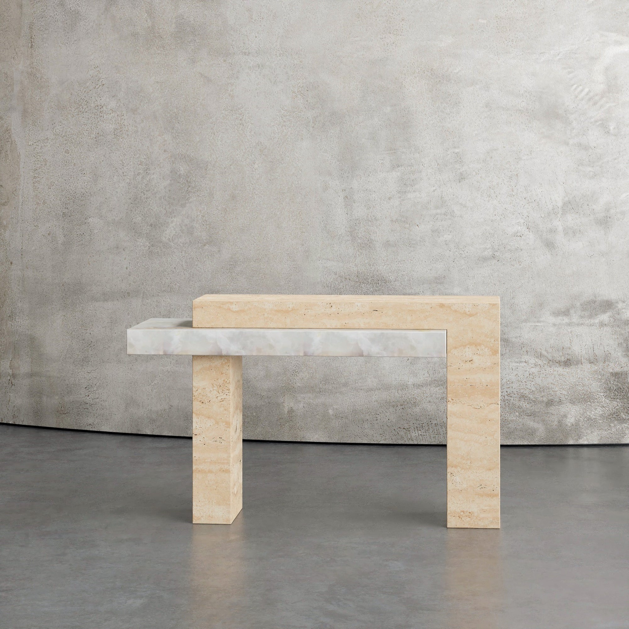 Custom Marble Console Table | Bessio Bespoke Stone Furniture | Aprils Form