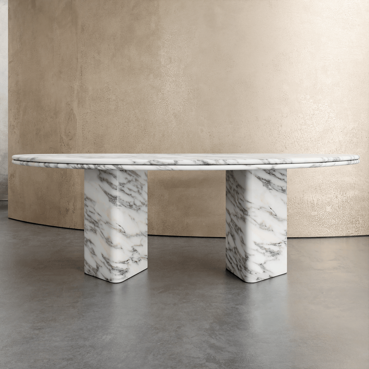 Custom Marble Dining Table | Bow Bespoke Stone Furniture | Aprils Form