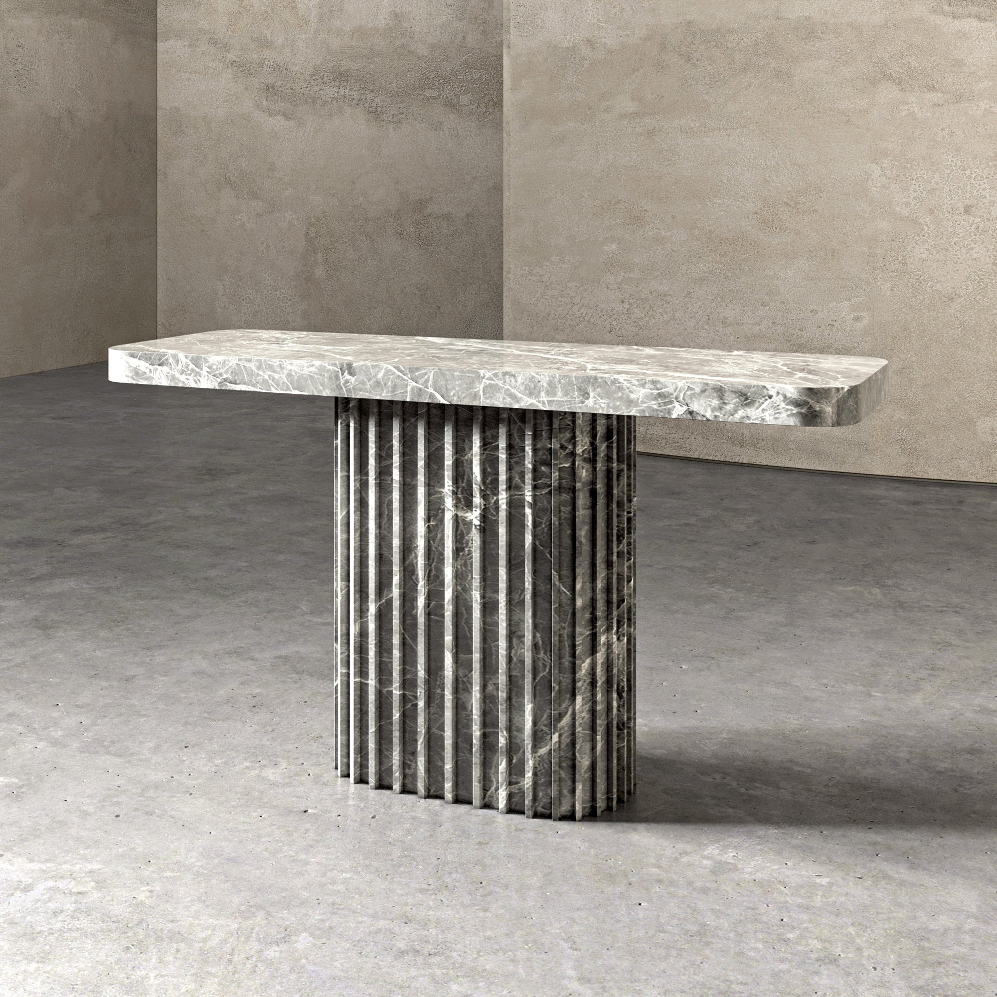 The Wamor Console Table is a stunning piece of furniture