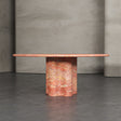 The Kachi Table with a unique wavy solid base
