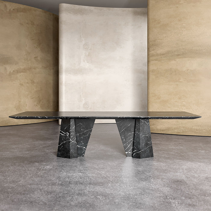 The Orco Customized Dining Table offers a timeless look