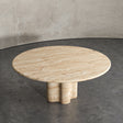 The Kachi Table with a unique wavy solid base