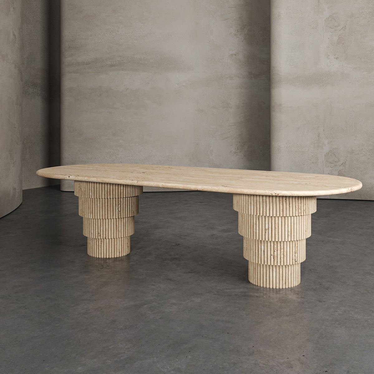 The Tihki Dining Table adds timeless style to dining spaces