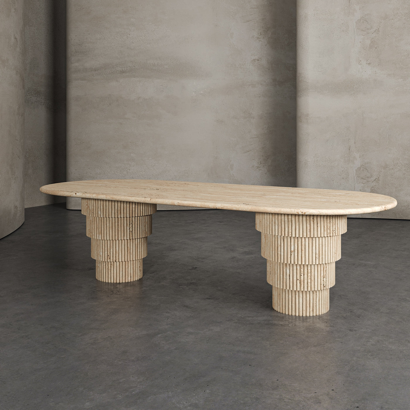 The Tihki Dining Table adds timeless style to dining spaces