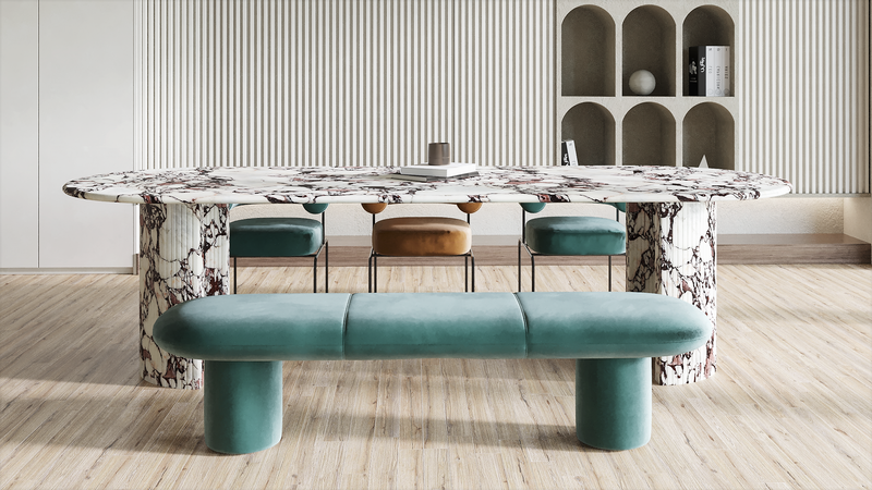 Marble Dining Table Classically elegant, sleek design
