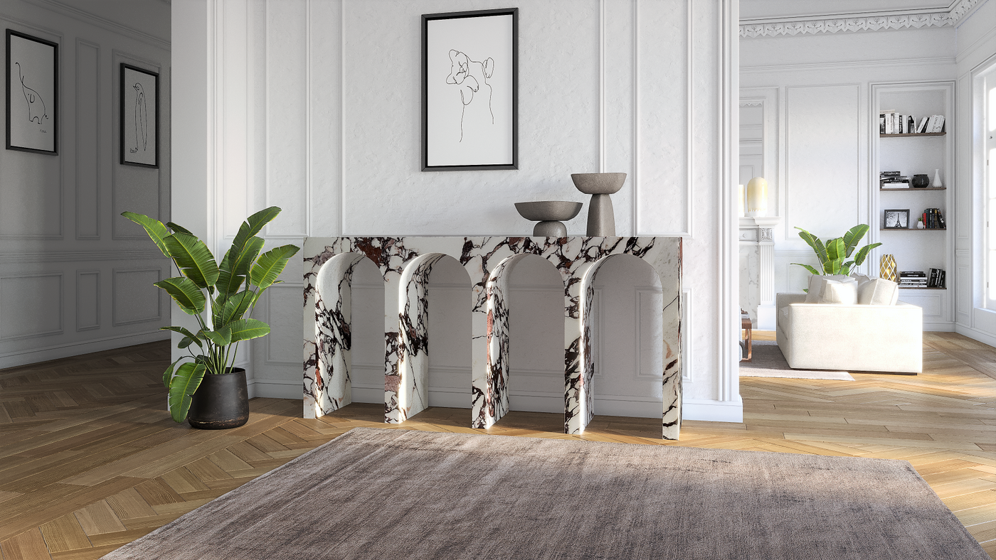 Custom Design Arch Console Table is a contemporary version of ...