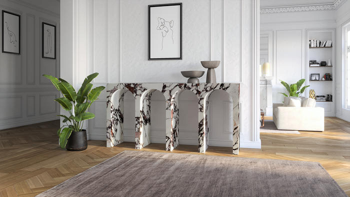Custom Design Arch Console Table is a contemporary version of ...