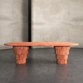 The Tihki Dining Table adds timeless style to dining spaces