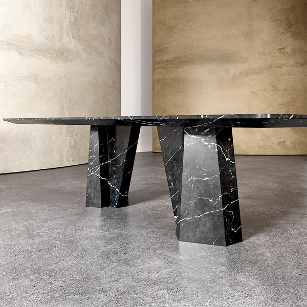 The Orco Customized Dining Table offers a timeless look