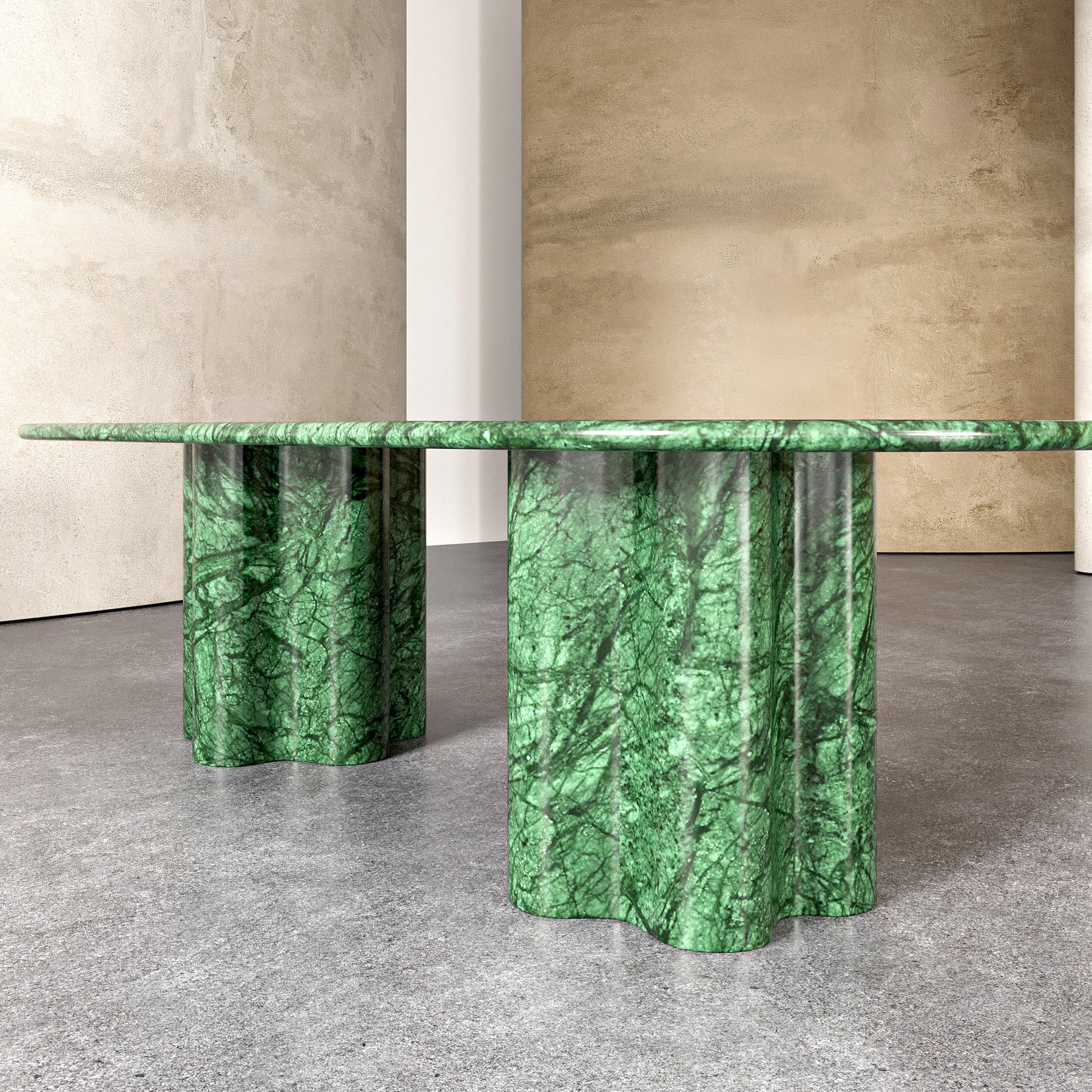 The Riffin Customized Dining Table offers a timeless look