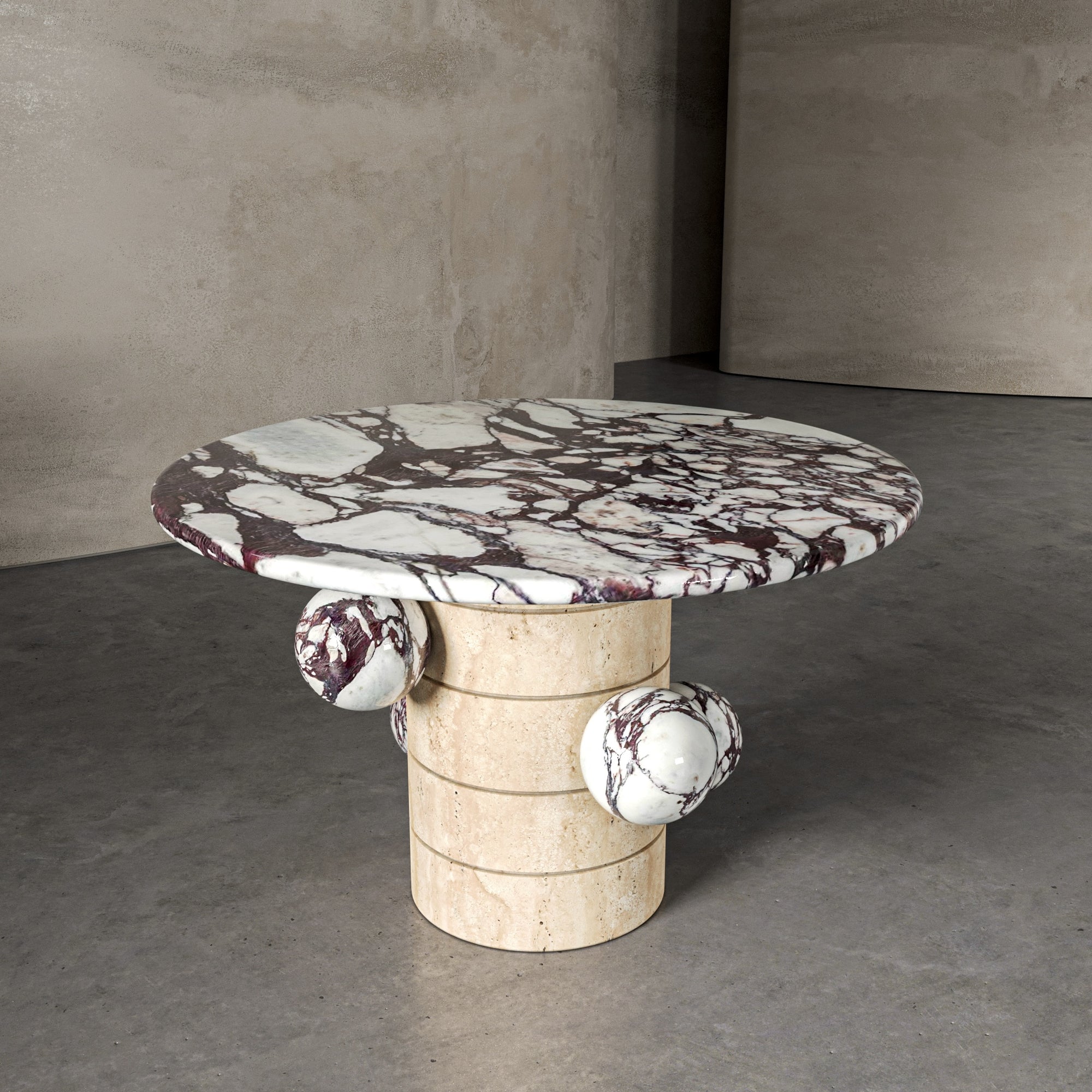 Monco table with a whimsy touch