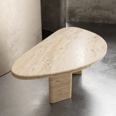 Bow Made-To-Order Marble Dining Table Classically Elegant