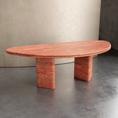 Bow Made-To-Order Marble Dining Table Classically Elegant