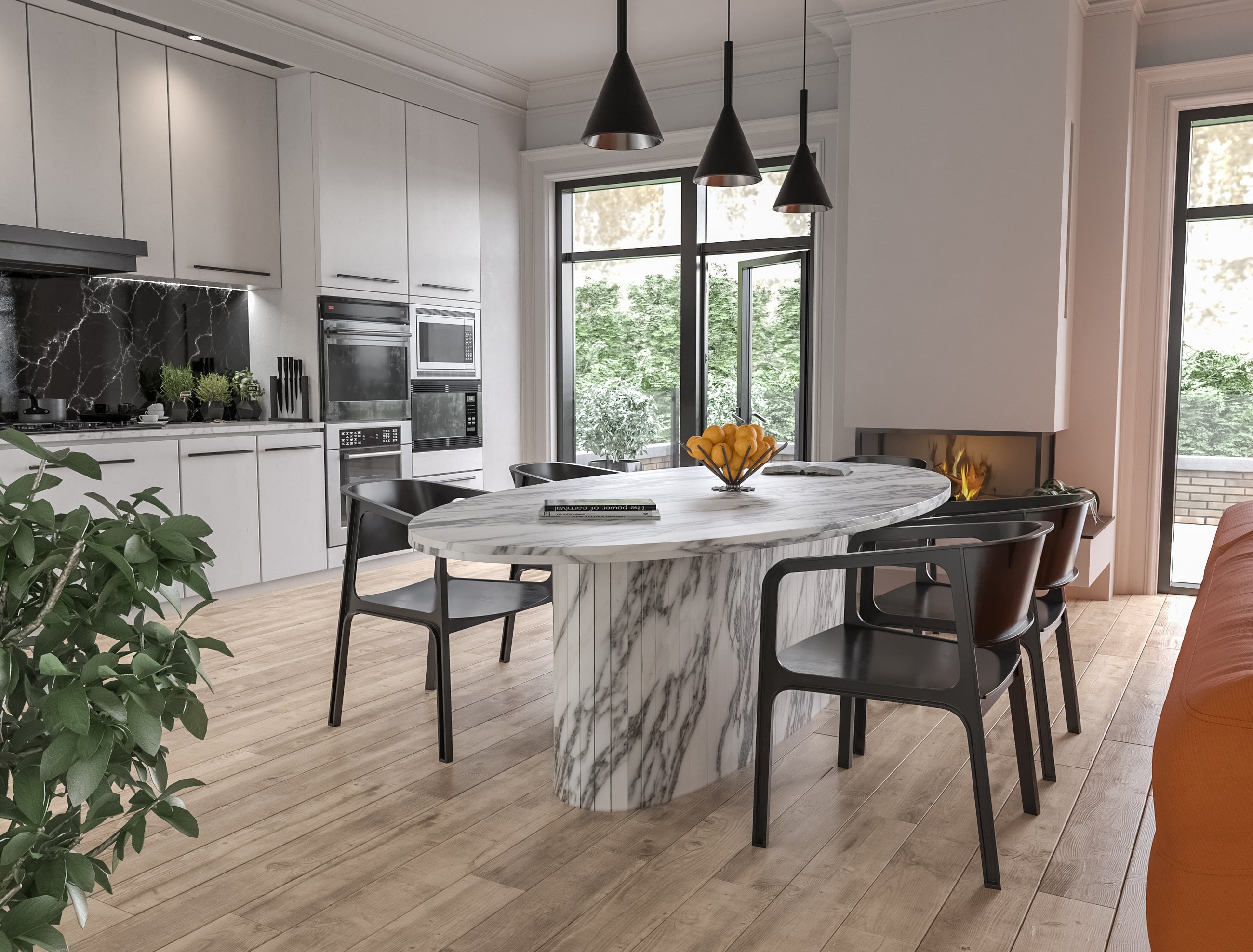 Levene Customizable Dining Table Create a unique dining experience