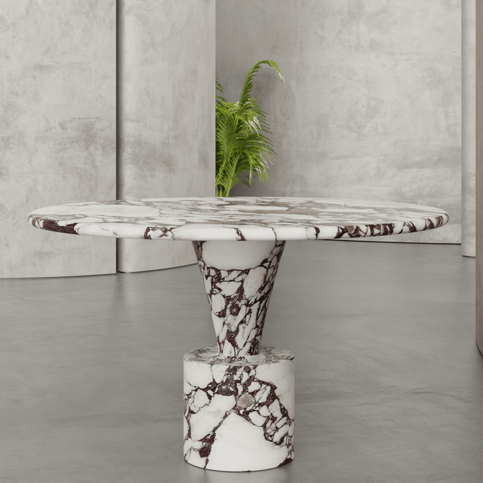 Custom Marble Dining Table | Attok Bespoke Stone Furniture | Aprils Form