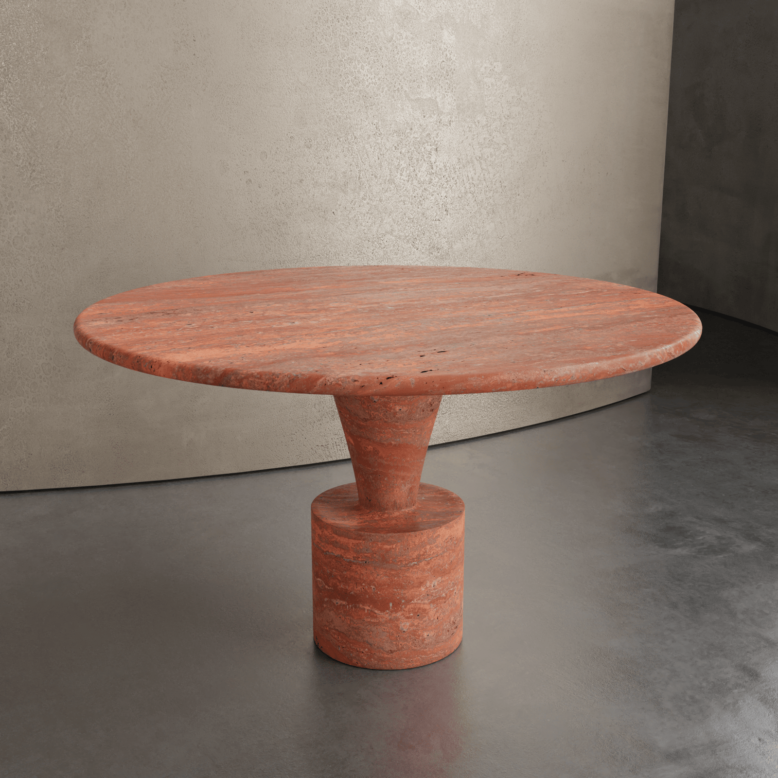 Attok Customizable Stone Dining Table of classic and modern design