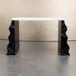 Wave Customize Stone Console Table -Sculpted with subtle sophistication