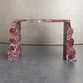 Wave Customize Stone Console Table -Sculpted with subtle sophistication