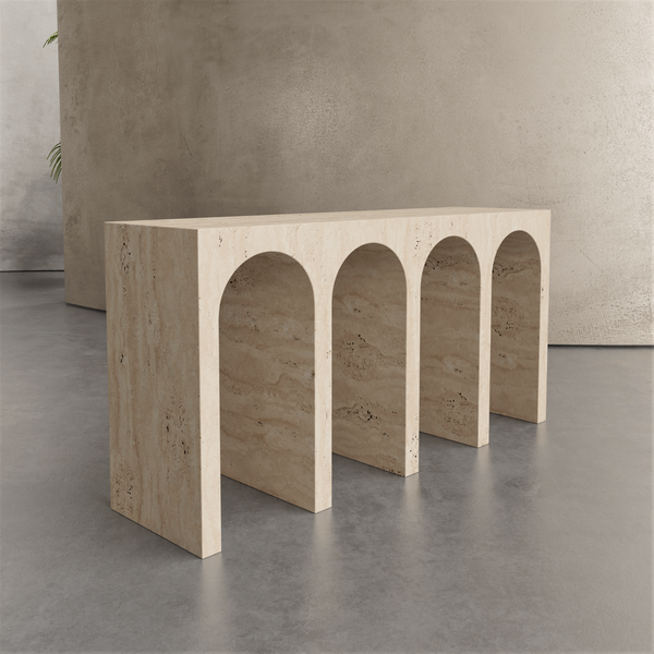 Custom Design Arch Console Table is a contemporary version of traditional design