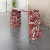 Wave Customize Stone Console Table -Sculpted with subtle sophistication