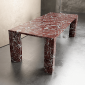 Elda Handcrafted Marble Dining Table Natural Beauty Of Marble Stone