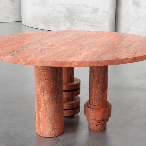 Custom Marble Dining Table | Berta Bespoke Stone Furniture | Aprils Form
