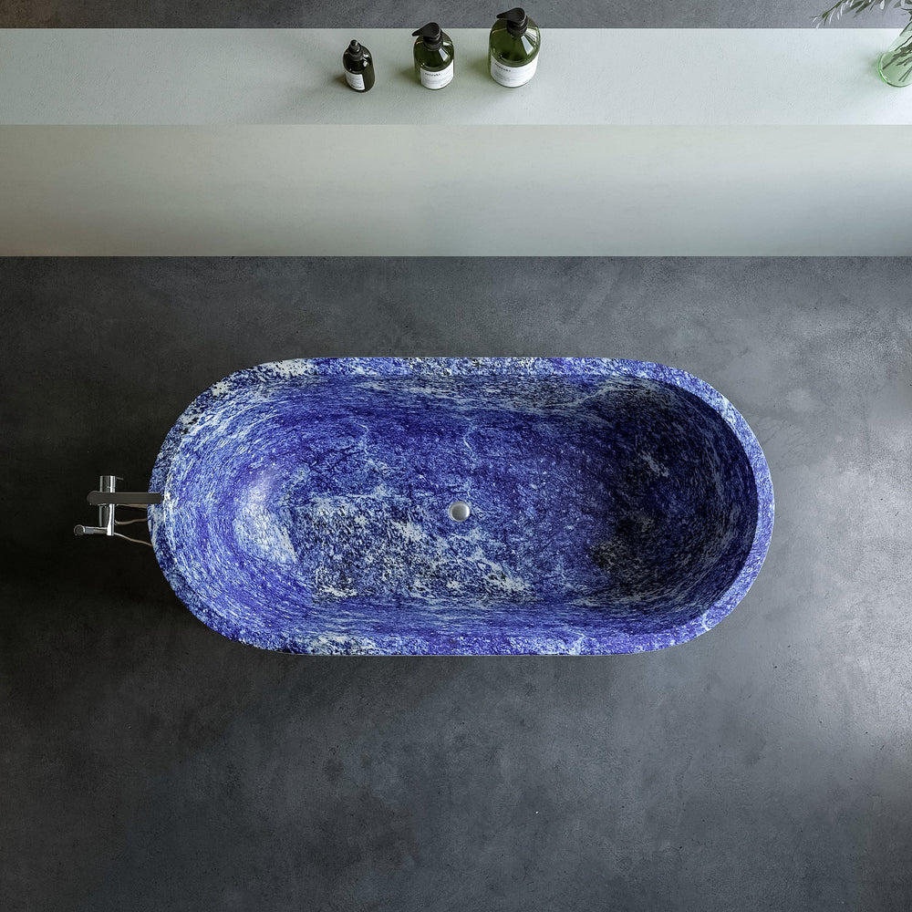 Honsu Freestanding Customizable Stone Bathtub